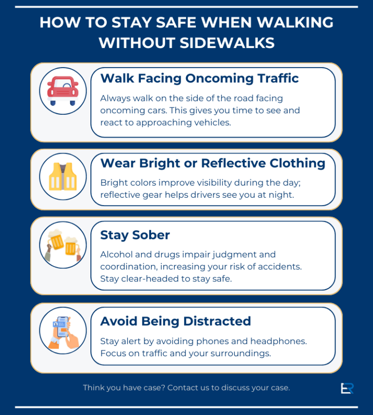 Staying Safe as a Pedestrian When There Are No Sidewalks